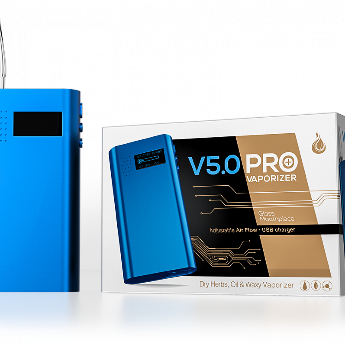 Buy Flowermate V5.0s PRO Vaporizer - Dry Herb & Flower Vape Kit